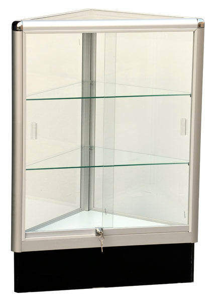 Corner display cases store