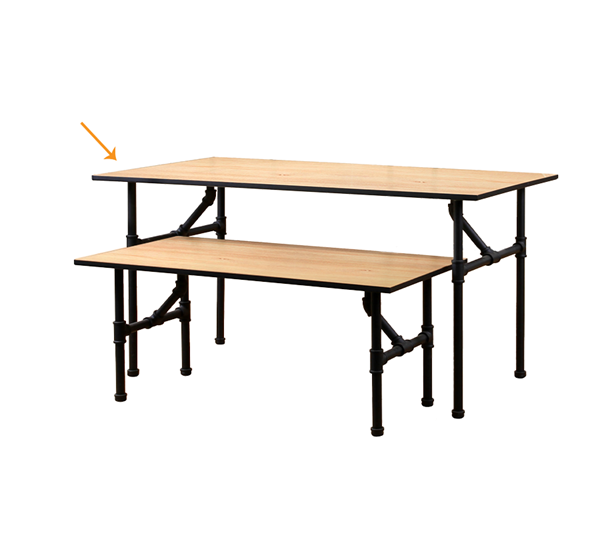 Pipeline Nesting Table – Store Fixture Showcase