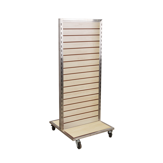 2 Way Slatwll Rolling Tower – Store Fixture Showcase