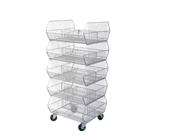 Stacking Basket - 5 Tier – Store Fixture Showcase