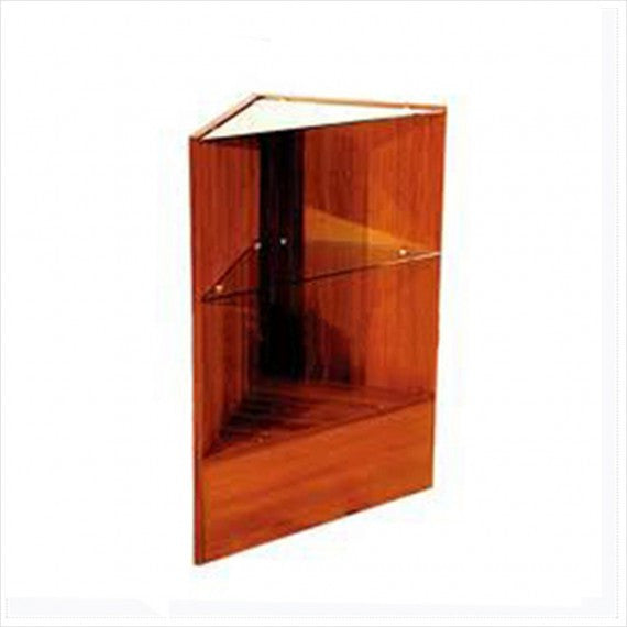 Wooden Display Case - Triangle Corner Display Case---Unassembled ...