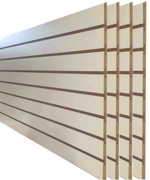 Slatwall panel 4' high x 8' long -- AO-SW48B, AO-SW48W – Store Fixture ...